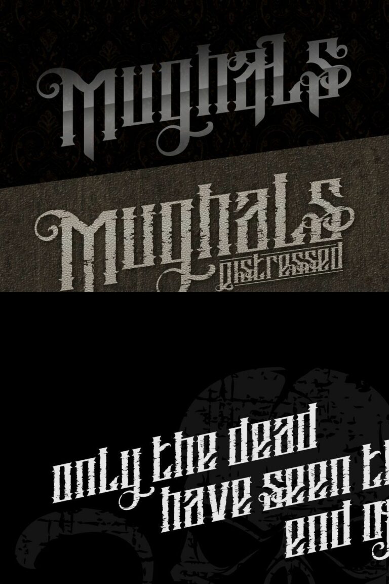 Mughals Font Family – MasterBundles