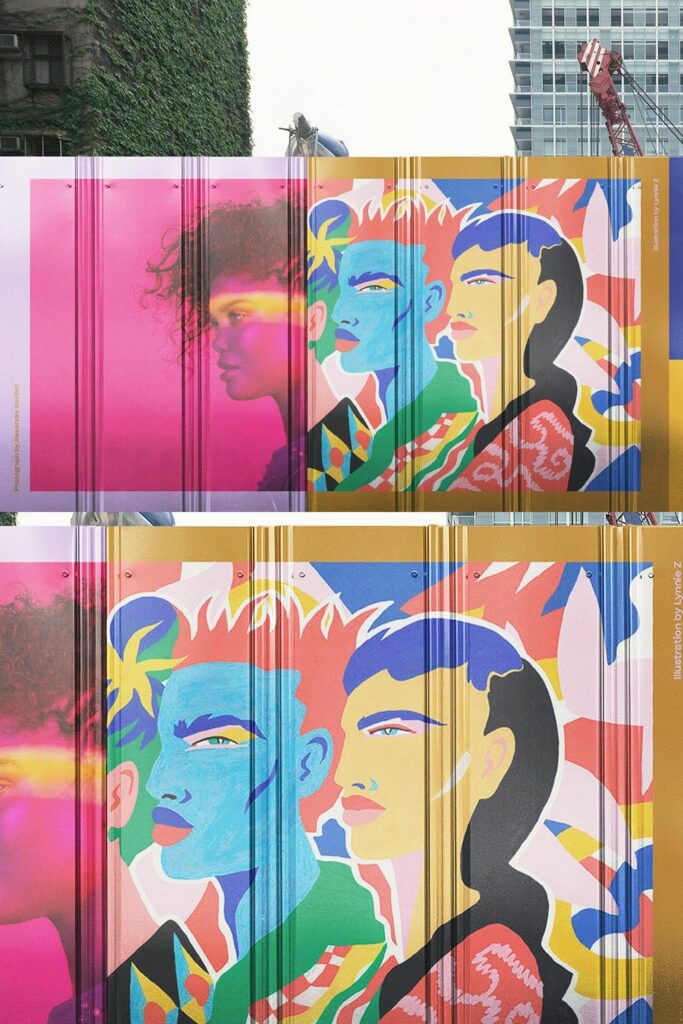 Mural Street Mockup – MasterBundles