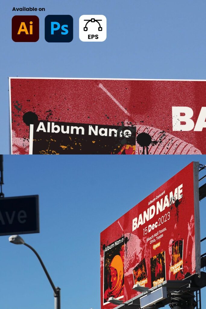 Music Concert - Billboard – MasterBundles