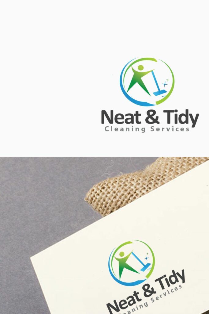 Neat and Tidy Cleaning Logo – MasterBundles