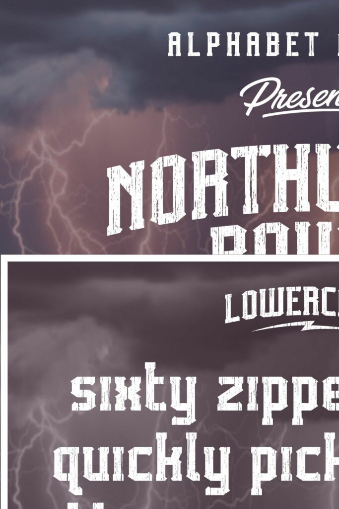 NORTHUNDER ROUGH FONT – MasterBundles