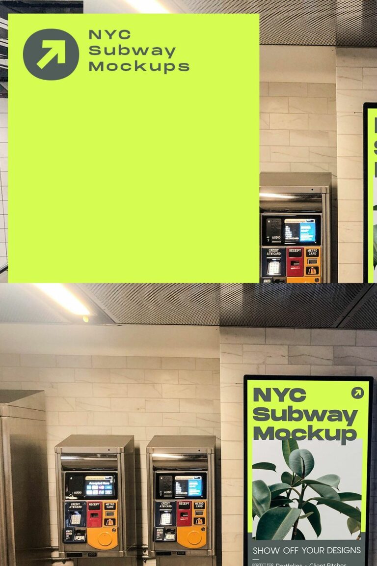 NYC Subway Billboard Mockup – MasterBundles