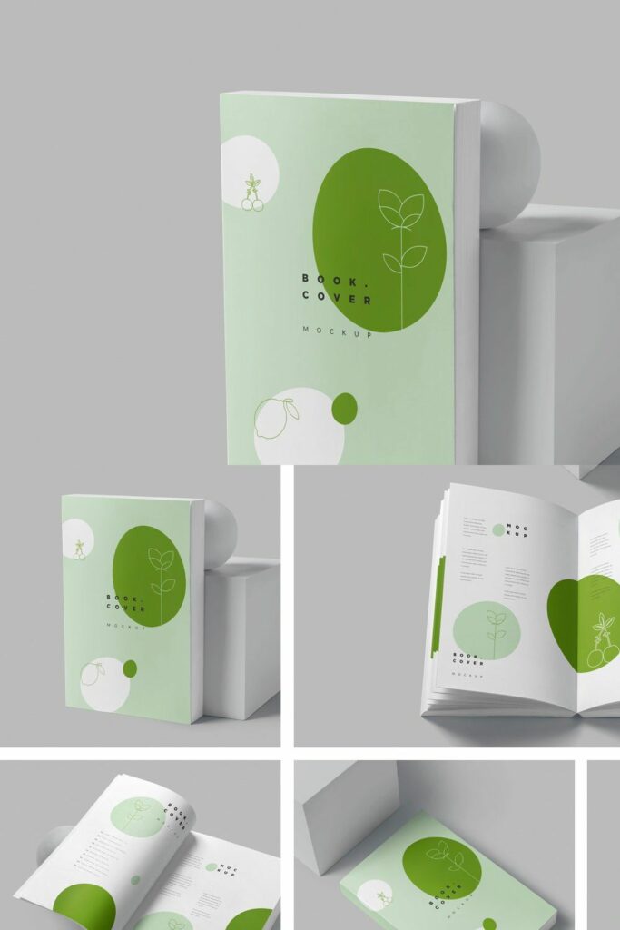 Octavo Softcover Book Mockups – MasterBundles