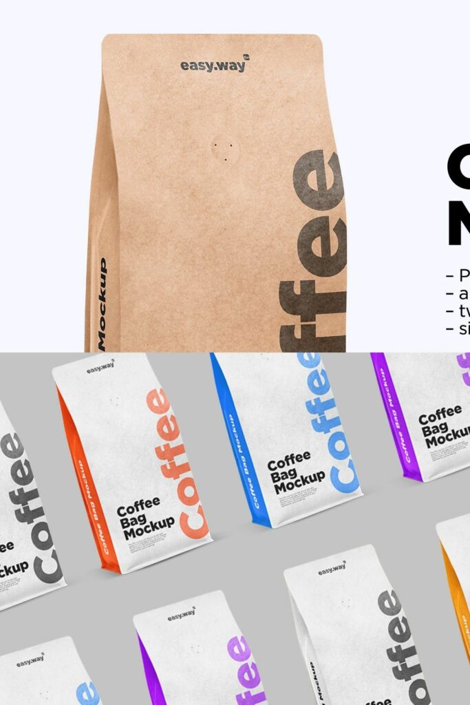 Paper Coffee Bag Mockup – MasterBundles