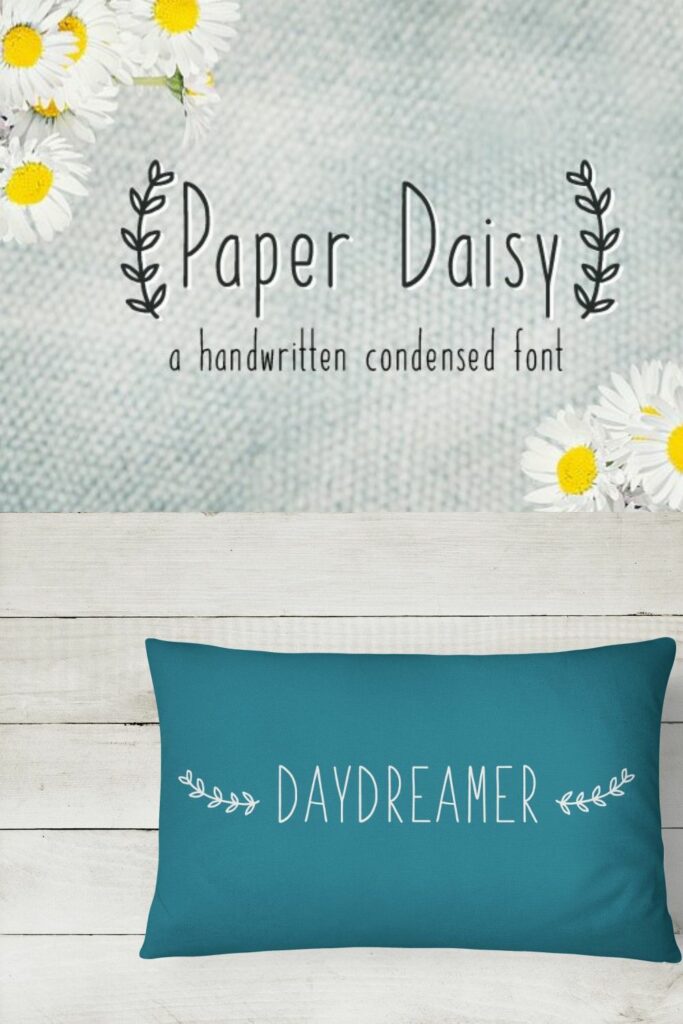 Paper Daisy Font – MasterBundles
