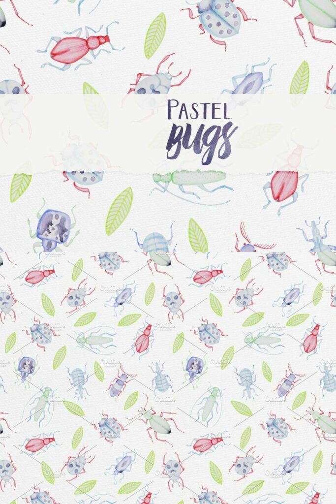 Pastel Bugs – MasterBundles