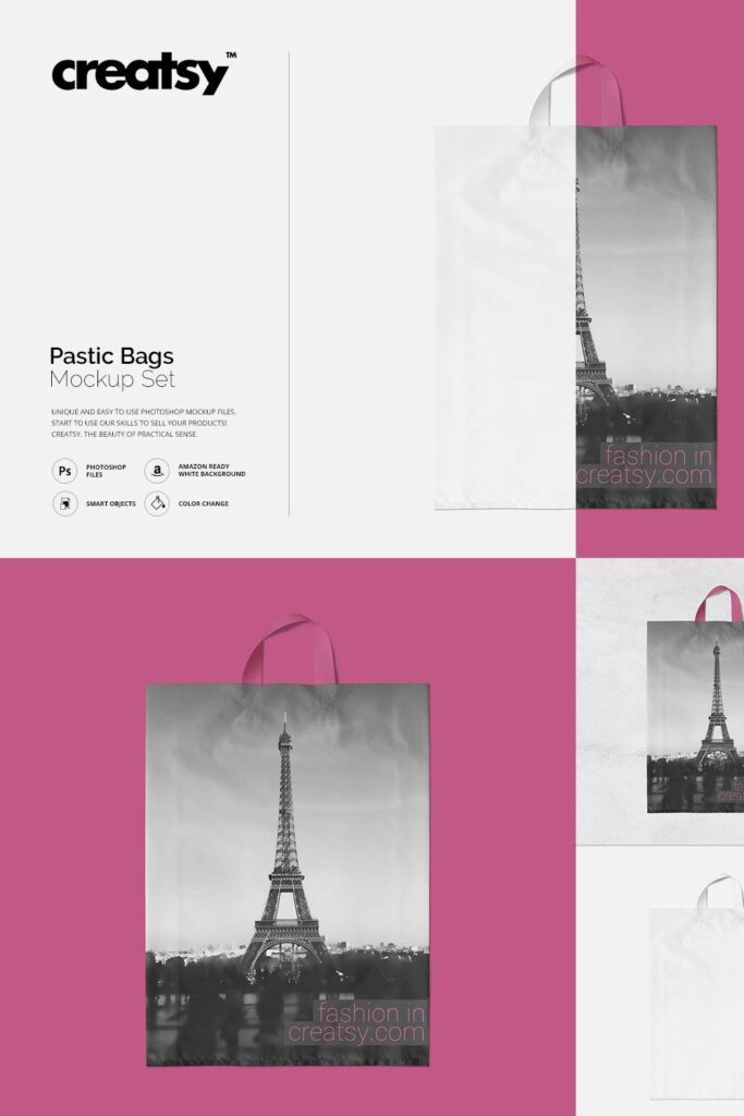 Plastic Bags Mockup Set – MasterBundles