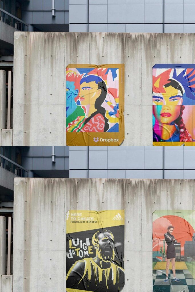 Poster Urban Street Mockup - PSD – MasterBundles