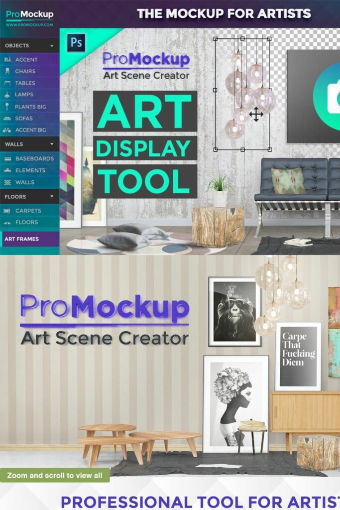Pro Mockup - Art Scene Creator – MasterBundles