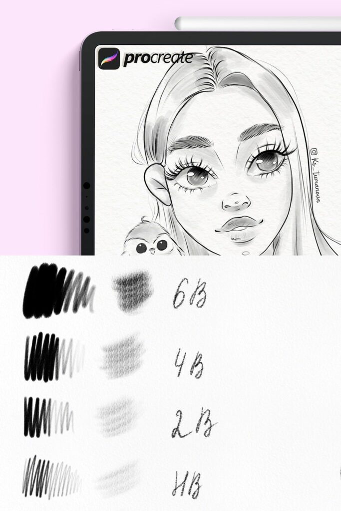 Procreate pencil sketch brushes – MasterBundles
