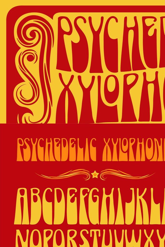Psychedelic Xylophones Font – MasterBundles
