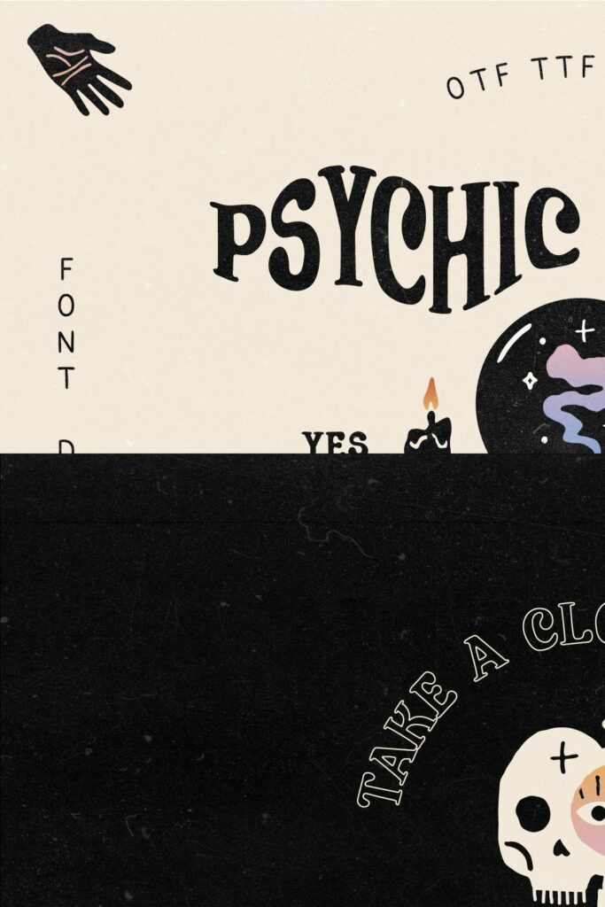 Psychic Sister Mystical Font Duo – MasterBundles