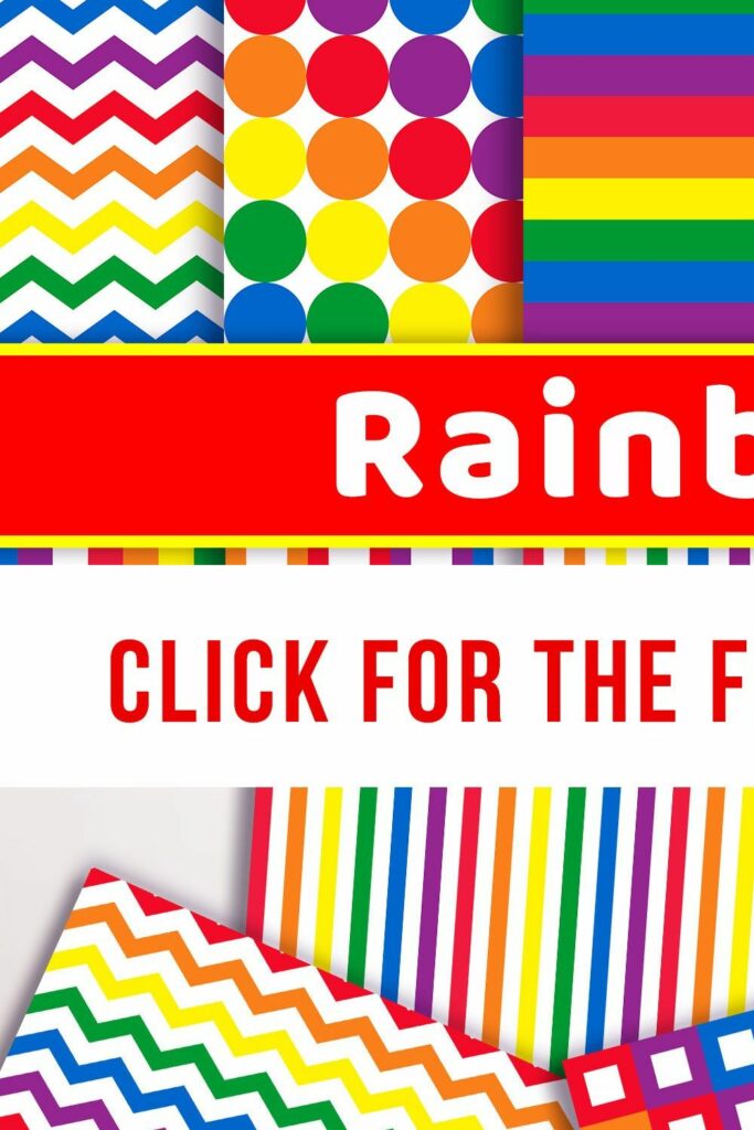 Rainbow Digital Papers – MasterBundles