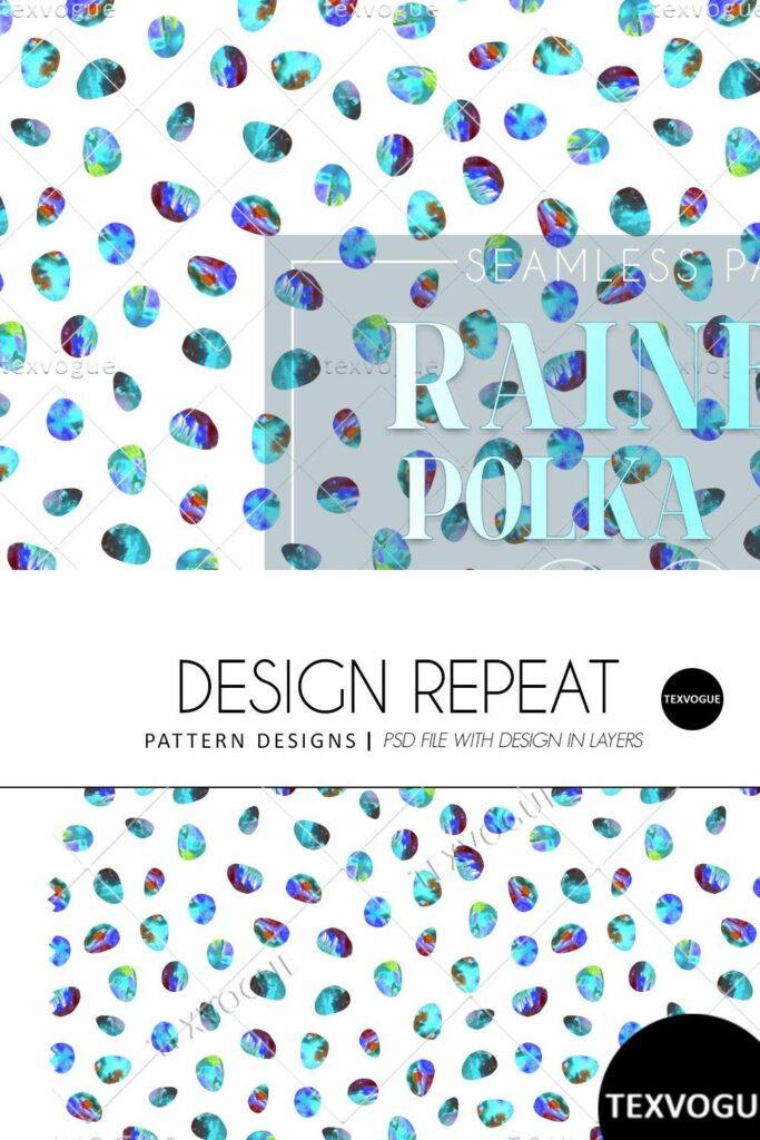 Rainbow Polka Dots-Seamless Patterns – MasterBundles