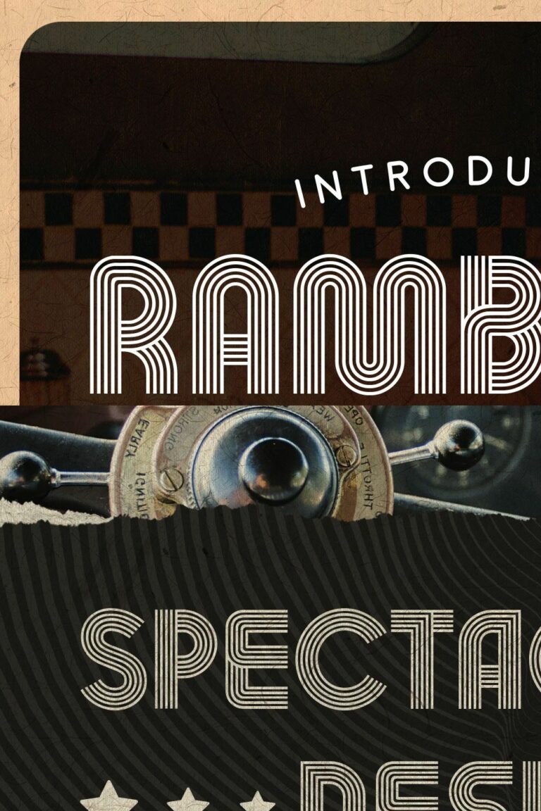 Rambors - Retro Font – MasterBundles