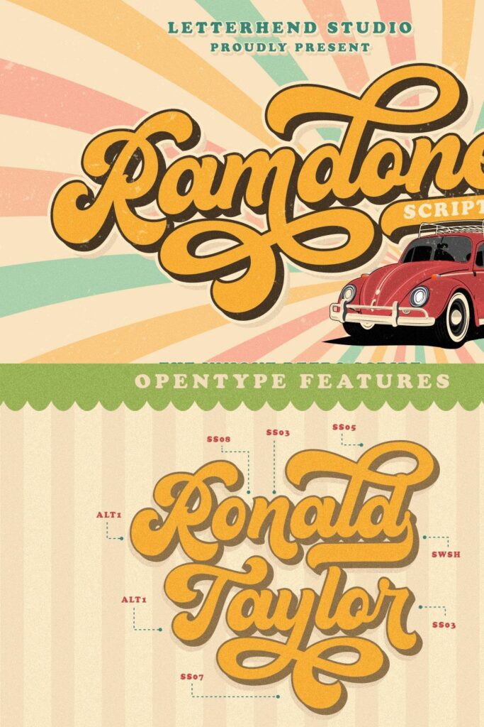 Ramdone - Retro Script – MasterBundles