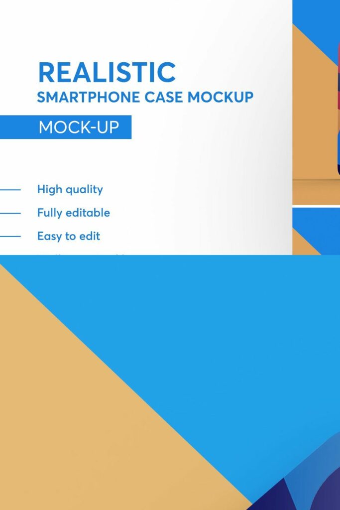 Realistic Smartphone Case Mock-up – MasterBundles