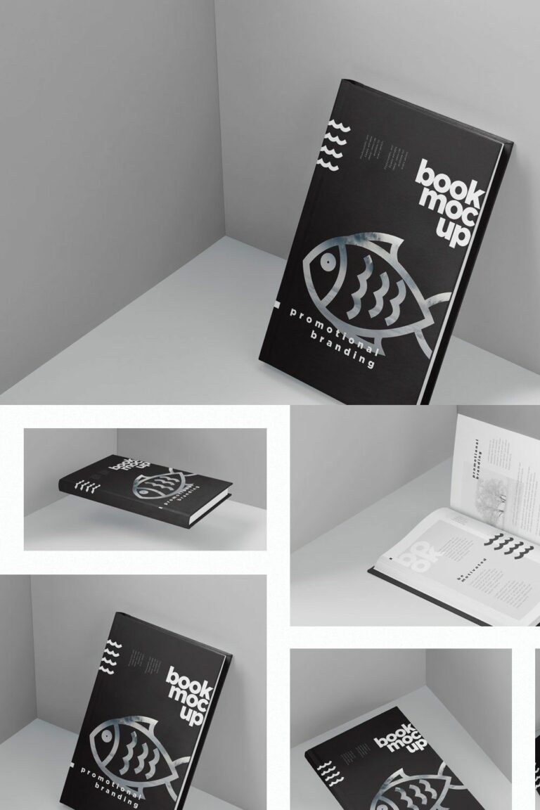 Rectangular Book Mockups – MasterBundles