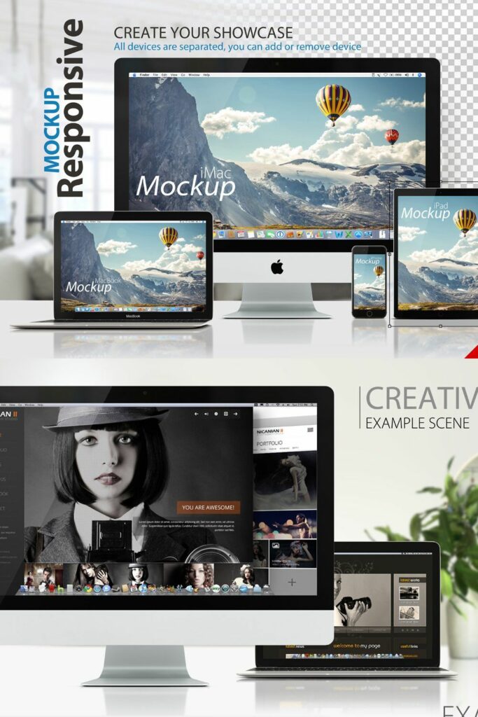 RESPONSIVE MOCKUP – MasterBundles
