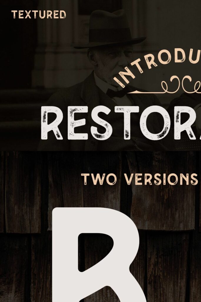 Restoration - Vintage Font – MasterBundles