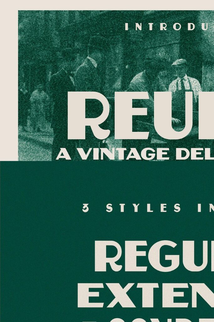 Reuben - A Vintage Display Font – MasterBundles