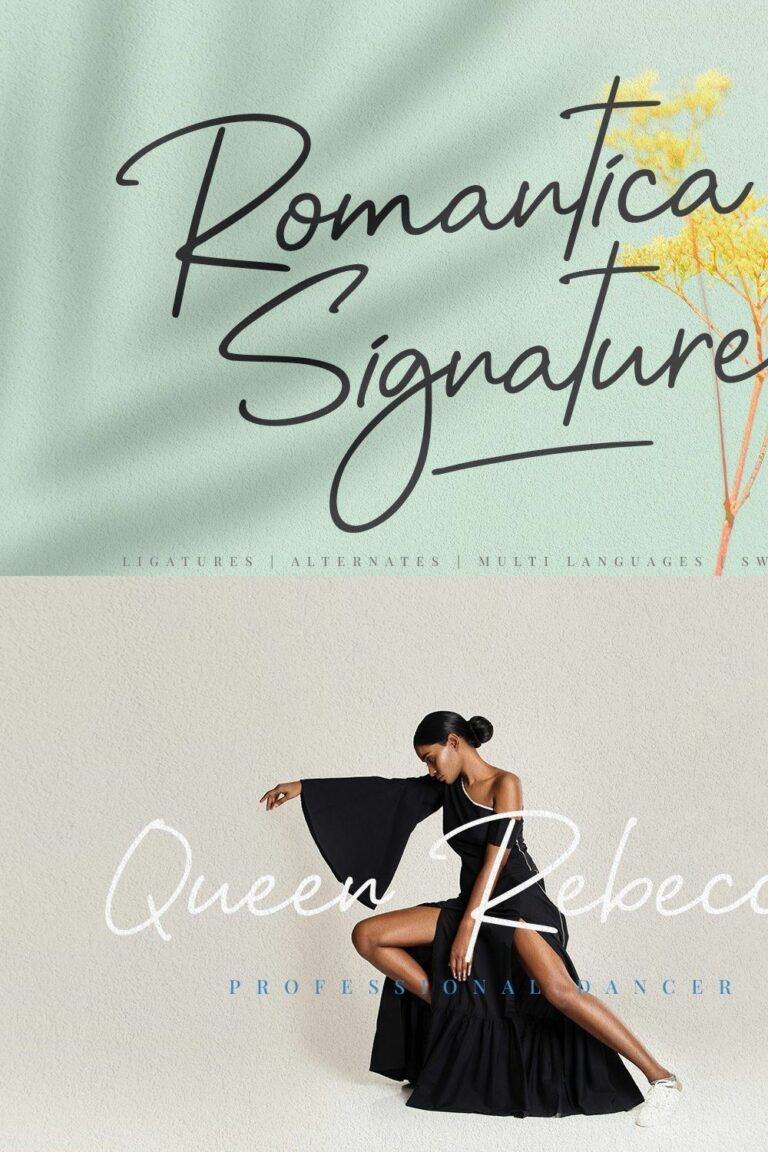 Romantika Signature | Script – MasterBundles