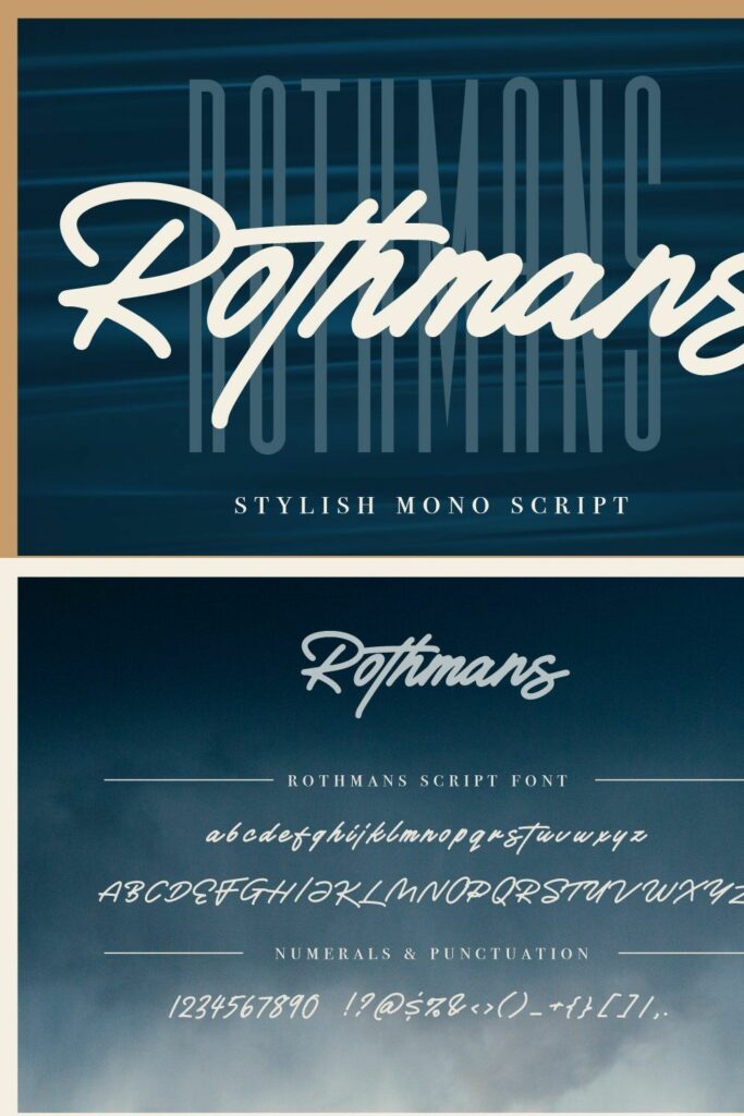 Rothmans - Font Duo (Free Version) – MasterBundles