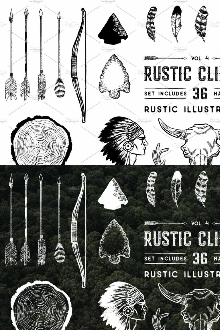 Rustic Clip Art Volume 4 – MasterBundles