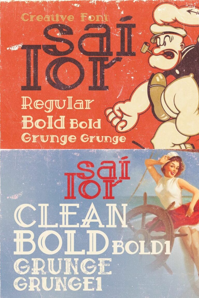 Sailor Font – MasterBundles
