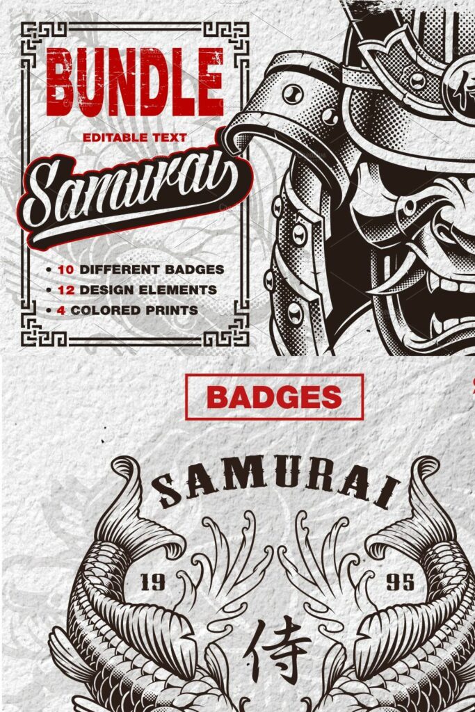 Samurai Design Bundle – MasterBundles