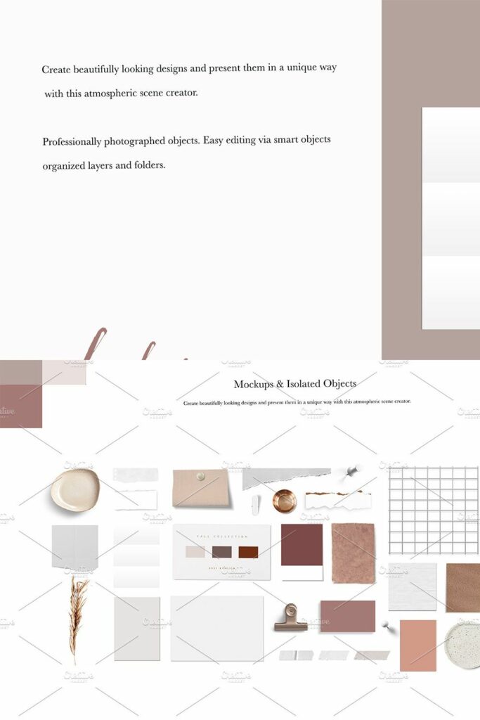 Scene Creator #32 Moodboard – MasterBundles