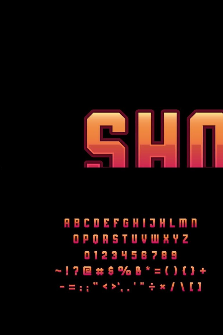 Shocker - SVG colored font – MasterBundles