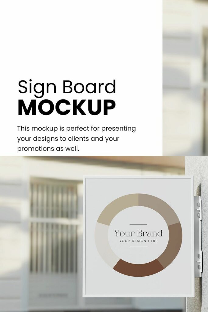 Sign Board Mockup – MasterBundles