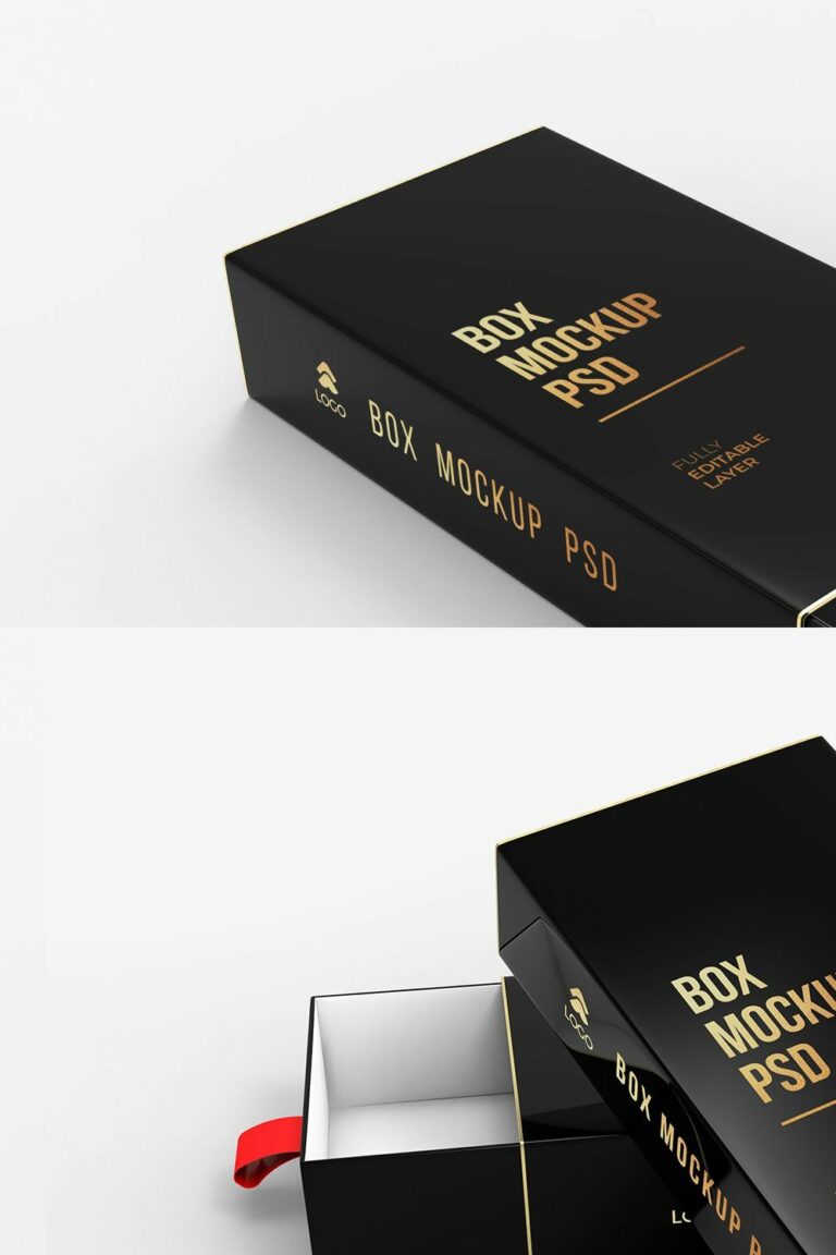 Slide Box Mockups – MasterBundles