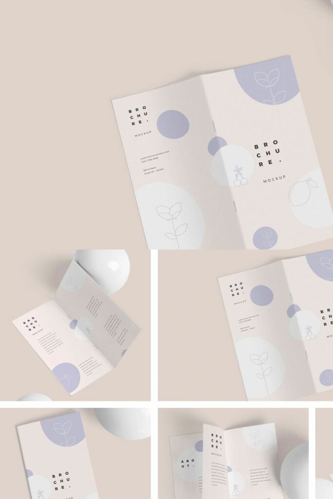 Softcover Rectangle Brochure Mockups – MasterBundles