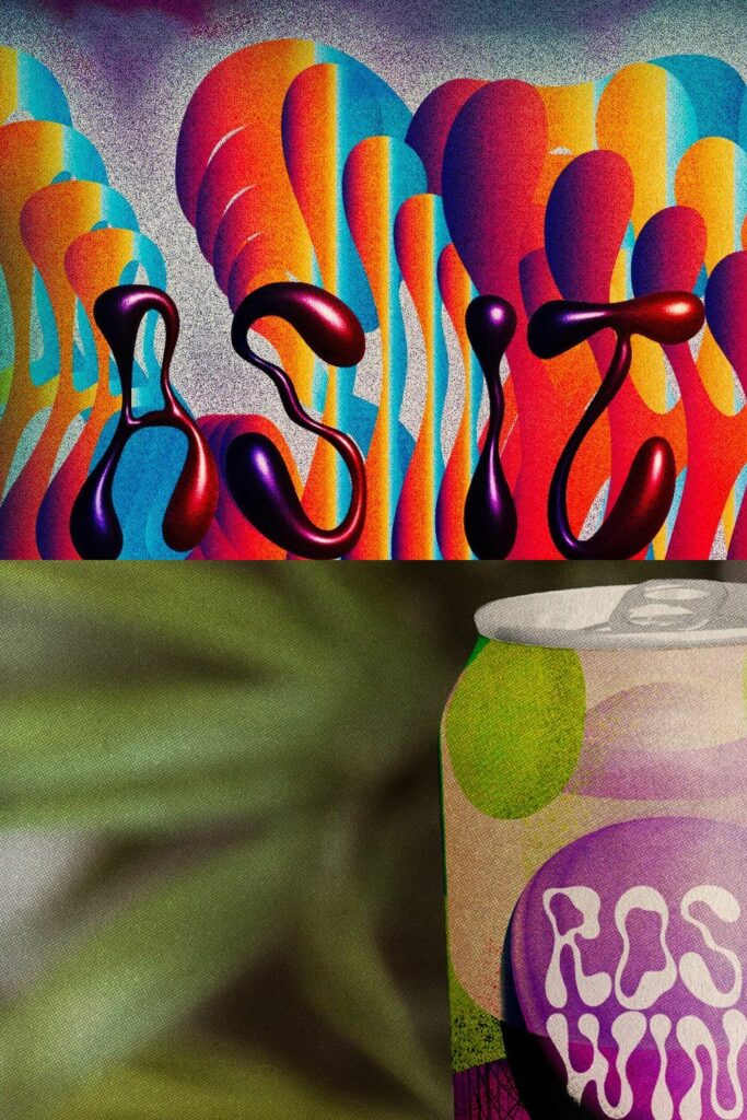 Solvent Family | 2 liquid fonts – MasterBundles