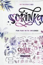 Sorinka Fun Font and extras – MasterBundles
