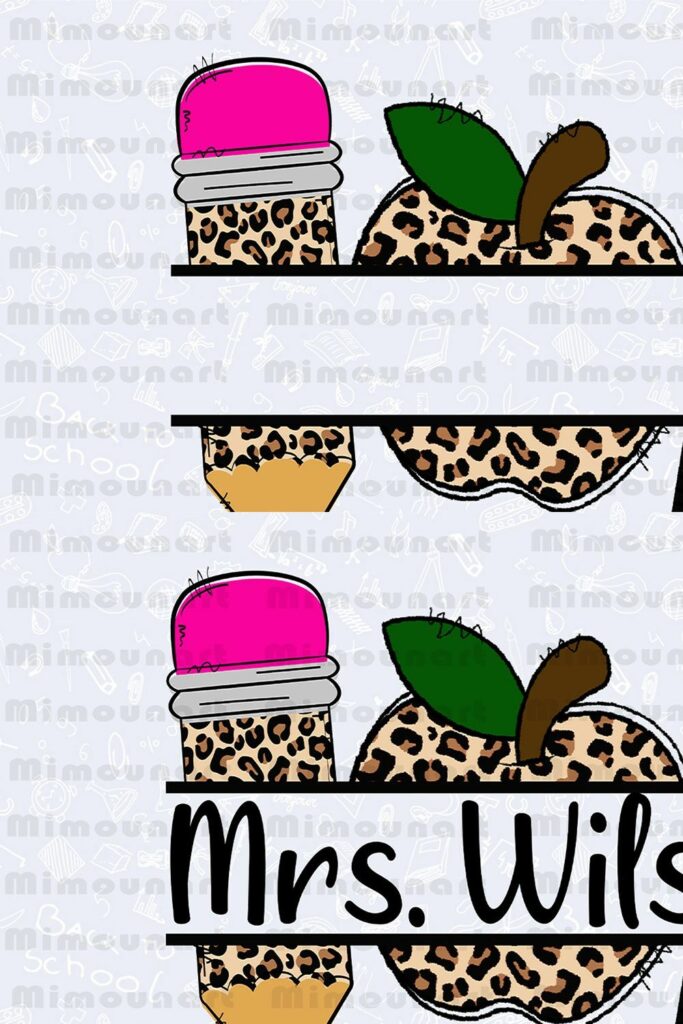 Split Pencil Apple Ruler Png – MasterBundles