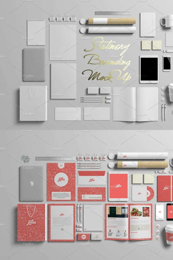 Stationery/Branding Mock-Up – MasterBundles