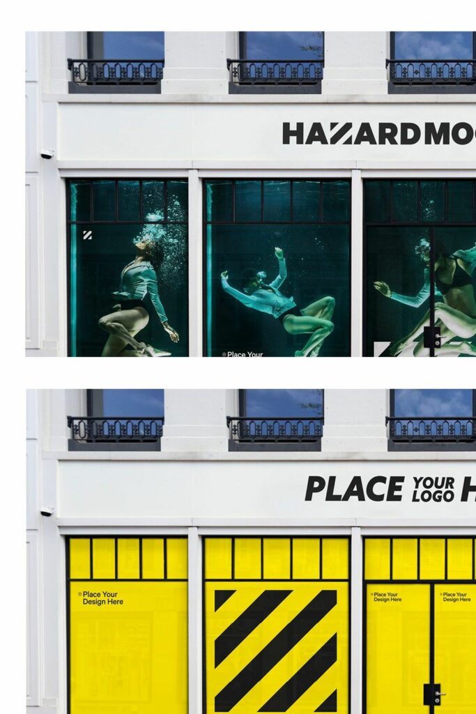 Store Window Sticker Mockup – MasterBundles