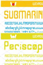 Submarine font – MasterBundles