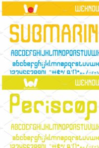 Submarine font – MasterBundles