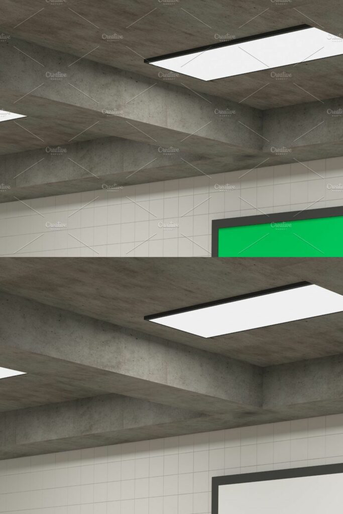 Subway Two Signage Mockup – MasterBundles