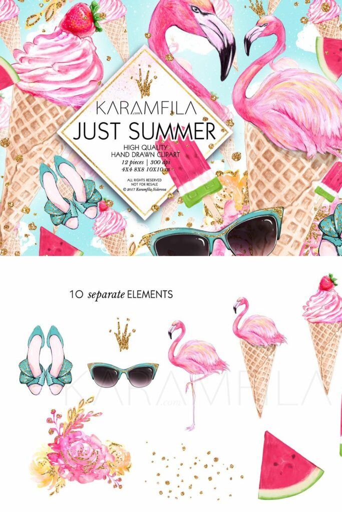 Summer Clipart – MasterBundles