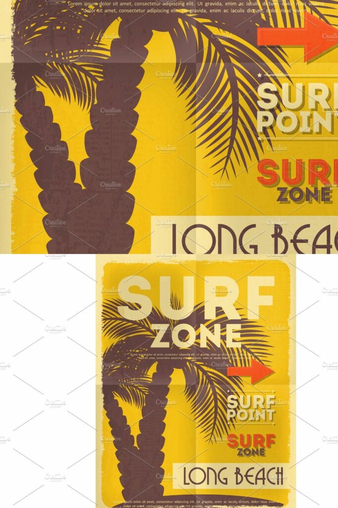 surfing poster – MasterBundles