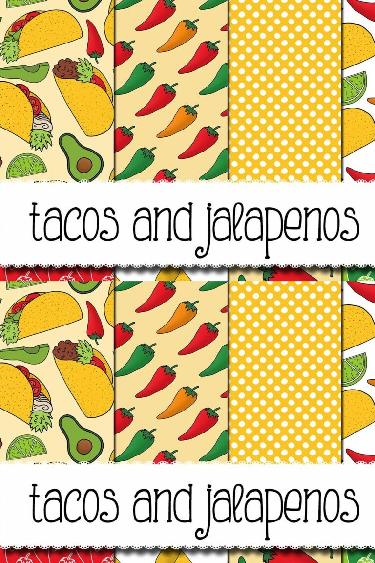 Taco Seamless Patterns – MasterBundles