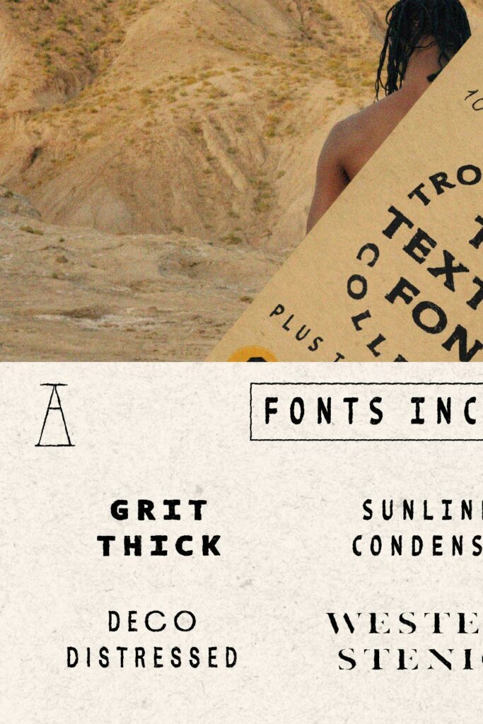 TEXTURE FONT COLLECTION (10 fonts) – MasterBundles