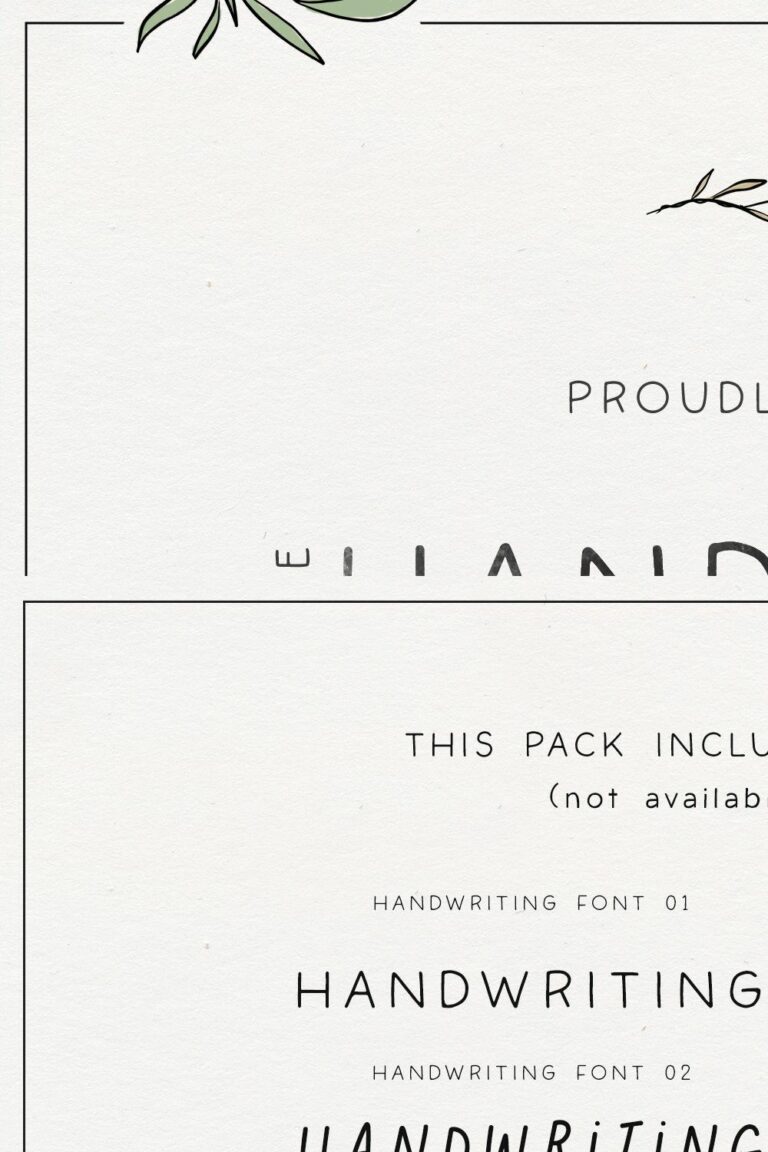 The Handwriting Font Bundle – MasterBundles