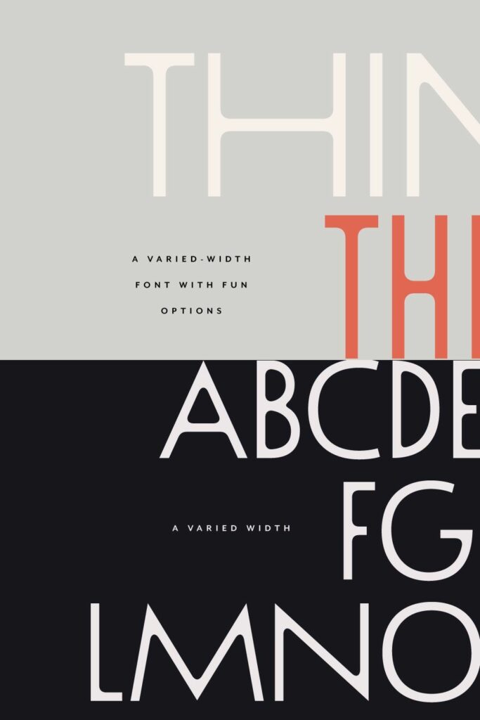 Think Sans - A Varied-Width Font – MasterBundles