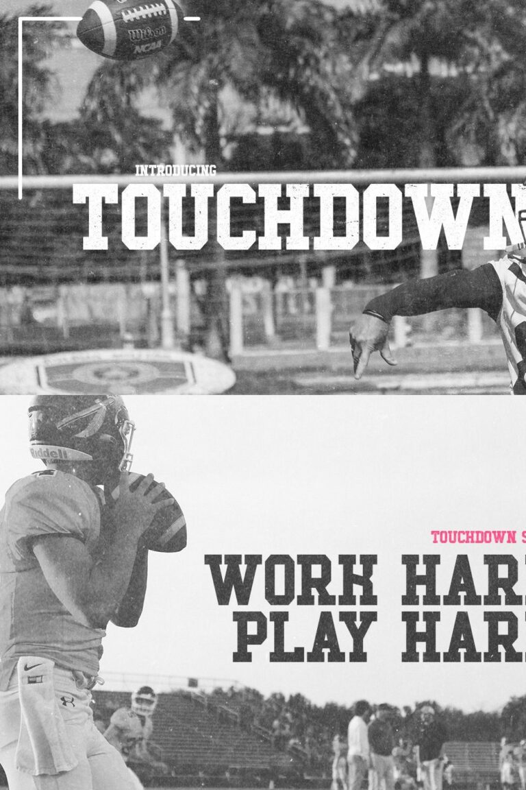 Touchdown Slab Font – MasterBundles